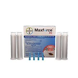 Bayer - Maxforce FC Roach Bait 4 Tips, 4 plungers, 4 reservoirs