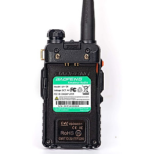 Baofeng UV-5R Ham Radio Handheld High Power Two Way Radio 3800mAh Battery Walkie Talkies with Earpiece and TIDRADIO Wireless Programmer Adapter Support Phone APP Program