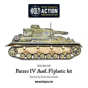 Bolt Action Panzer IV Ausf. F1/G/H Medium Tank 1:56 WWII Military Wargaming Plastic Model Kit