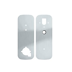 Lockly Smart Door Lock Cover Plate, Accessory for Lockly Smart Locks, Rust-Proof Stainless Steel for Hole Filler Plate - Satin Nickel (PGA006SN)