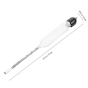 Luxshiny Lactometer Milk Lactometer Hydrometer Milk Density Tool Syrup Hydrometer Test Measurement Tools Dairy Industry Milk Quality