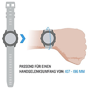 Garmin Quick Release Band, 20mm, Black with Rose Gold Hardware
