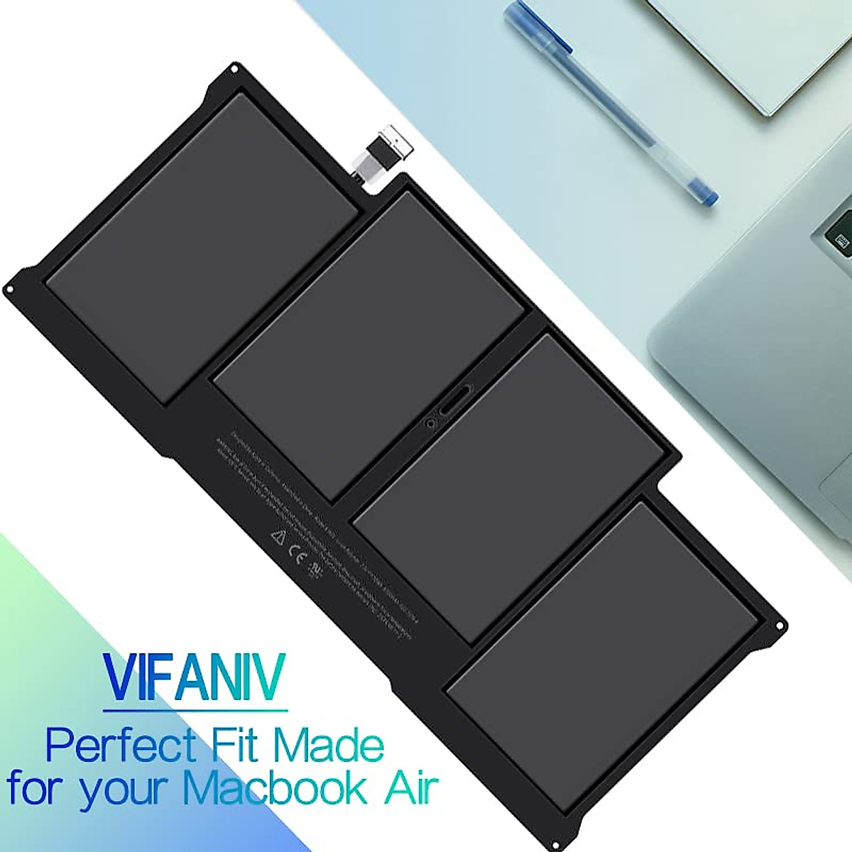 VIFANIV A1466 A1369 Battery for Apple MacBook Air 13″ (Mid 2012, Mid 2013, Early 2014, Early 2015,2017) A1369(Late 2010, Mid 2011 Version) A1405 A1377 A1496