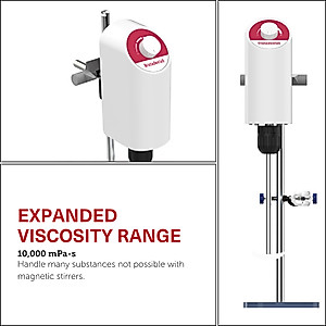 Fristaden Lab Overhead Stirrer | Powerful Analog Lab Mixer | 10 L Capacity | USA Company