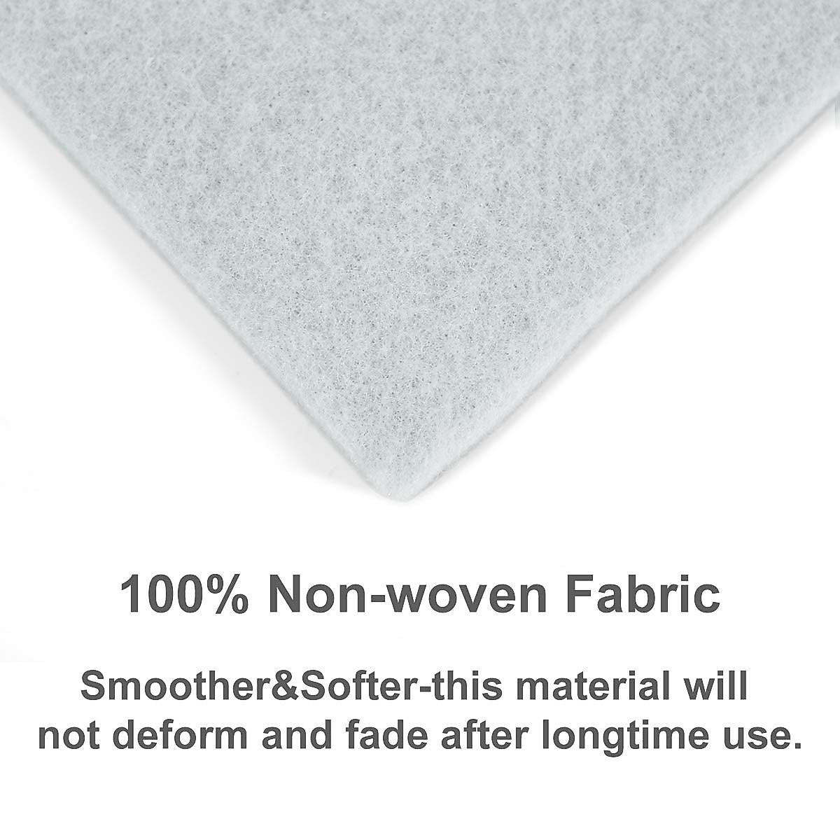 Duwee Delux Ironing Board Padding, Extra Dense Felt Material with 10 mm Thickness (54" x 18")