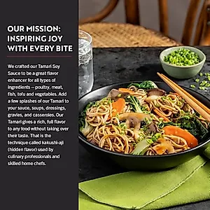San-J - No Soy Tamari - Specially Brewed Soy Sauce Alternative - 10 oz. Bottle