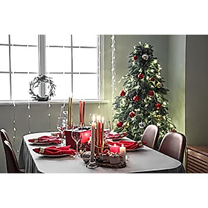 Ruvanti Cloth Napkins Set of 12 Cotton 100%, 20x20 Inches Napkins Cloth Washable, Soft, Absorbent. Cotton Napkins for Parties, Christmas, Thanksgiving, Weddings, Dinner Napkins Cloth - Multi Stripes