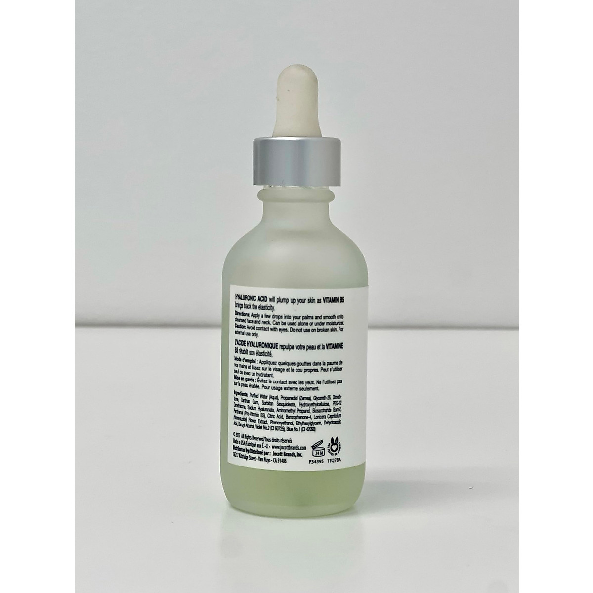 Valjean Labs Facial Serum, Hydrate | Hyaluronic Acid + Vitamin B5 | Helps to Hydrate and Plump Skin and Restore Elasticity | Paraben Free, Cruelty Free, Made in USA (1.83 oz)