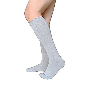 Replacement Sock Liner for Orthopedic Walking Boots Walker Brace,Tube Socks Under Air Cam Walkers and Fracture Boot Cast Shoe Surgical Leg Cover Grey 4 Pack