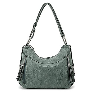 Style Strategy Purses Hobo bags for women Washed Vegan Leather Shoulder Bag Ladies crossbody bag for women
