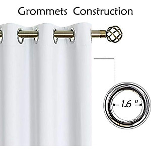 Baby Black Out Window Curtain 2 Panel, Curtains 84 inch Length Sleepy Morning and Night for Kids Boys Girls Moon Rainy Clouds Stars Sun Protective Furniture Earth Yellow Sky Blue W72 x L84 Inch