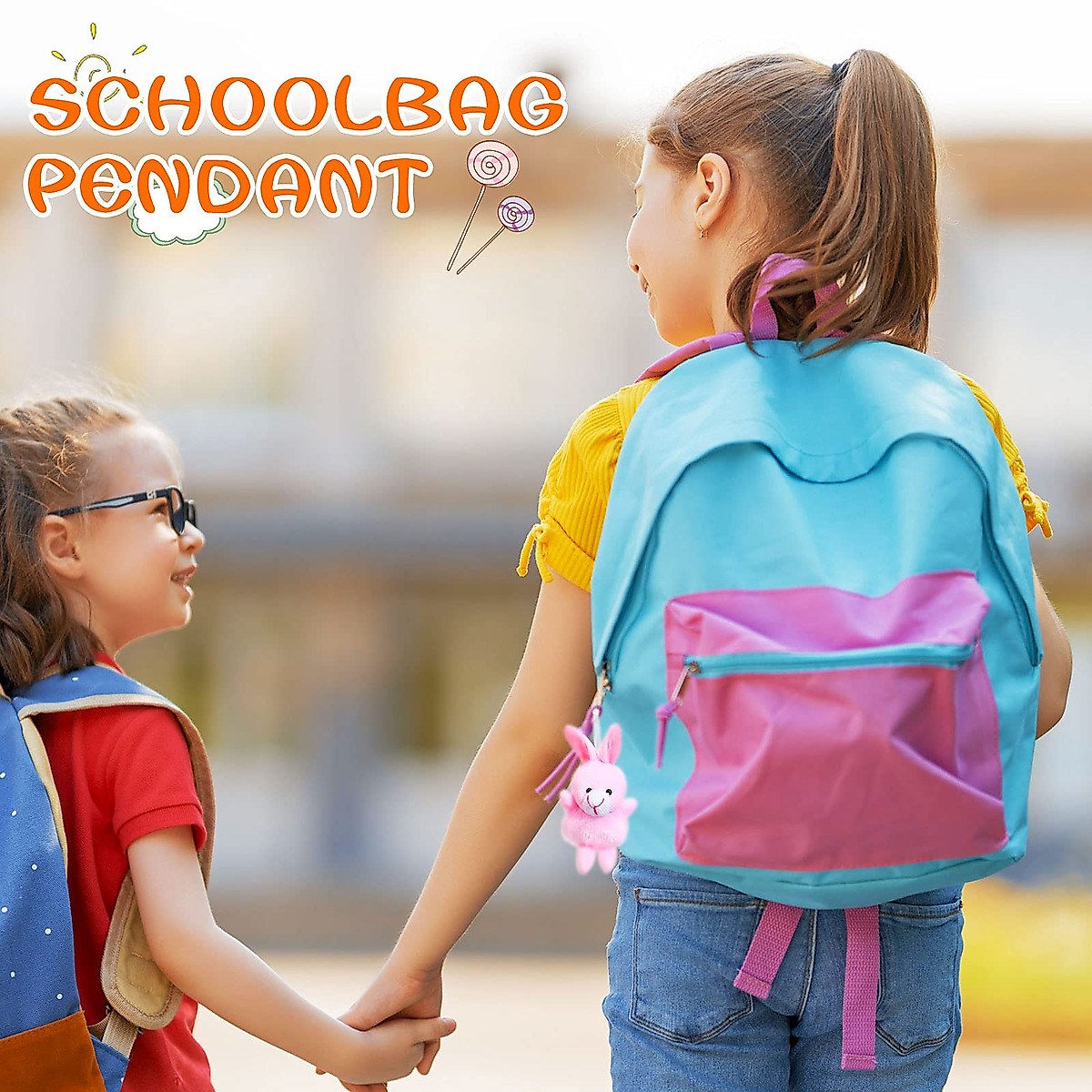 40 Pieces Mini Plush Animals Toys Set Animal Plush Toys Stuffed Animals Set Stuffed Animals Bulk Tiny Stuffed Animals for Boys Girls Themed Parties Valentine's Day Supplies Presents