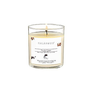 Halarosis Soy Candles - Long Burning Coffee Candle - Burns Up to 45 Hours - Gift for Birthday, Housewarming & Special Events - Cotton Wick Candles for Home Scented (Hazelnut Coffee 8.5 oz)
