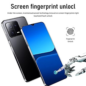 Unlocked 4G Cell Phone 6.54 Inch Screen,12, 8GB RAM 256GB ROM, 32MP 16MP Camera, GPS Navigation,Screen, Facial Unlocking (US Plug)