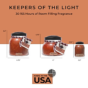 A Cheerful Giver - Papa's Pumpkin Pie Baby Scented Glass Jar Candle (6oz) with Lid & True to Life Fragrance Made in USA