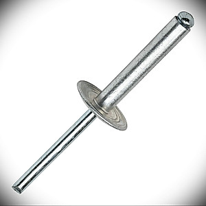 Large Flange Pop Rivets 3/16 x 7/8" Size Aluminum Body Steel Mandrel (6-14) Set of 50