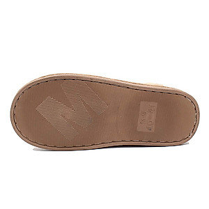 SUSHAN Womens Slippers Soft Plush Warm House Shoes Anti-Slip Fluffy Indoor/Outdoor Slippers Tan 8.5-9