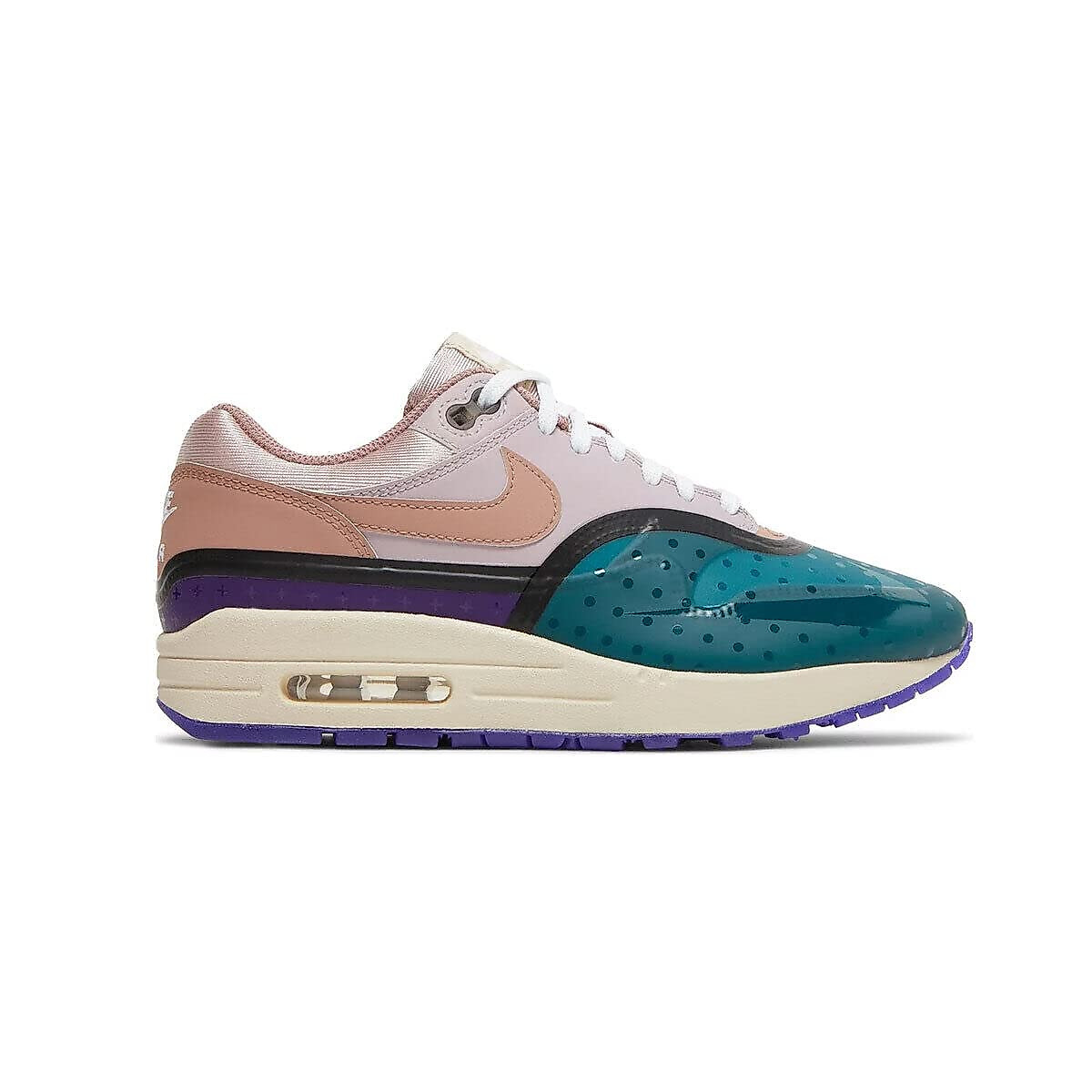 Nike Air Max 1 PRM Plum Fog/Fossil Rose/Pink Oxford 8 D (M)