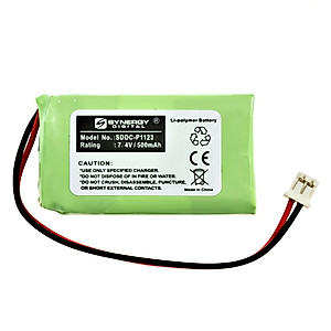 Synergy Digital Dog Collar Battery, Compatible with AE Energy AE602048P6H Replacement Battery Combo-Pack Includes: 2 x SDDC-P1123 Batteries