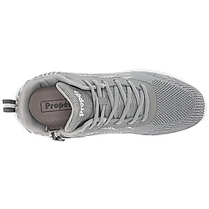 Propet Women's TravelBound Hi Sneakers, Grey, 7 XX-Wide US