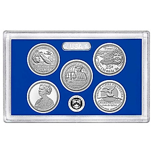 2023 S 2023 S Quarter Proof Set 5 Coin DCAM US Mint 23WP With Box and COA Quarter US Mint Proof