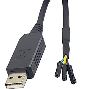 naughtystarts FT232RL USB to TTL Cable 3.3V 3 pins Output About 39 inches Long