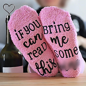 GINGPROUS Funny Wine Tumbler Cupcake Wine Socks Gift Set for Women, Funny Birthday Gift for Her, Friend BFF, Mom, Wife, Sister, Aunt, Coworker, 12 Oz Wine Tumbler with Lid, Opener, Stopper, Rose Gold