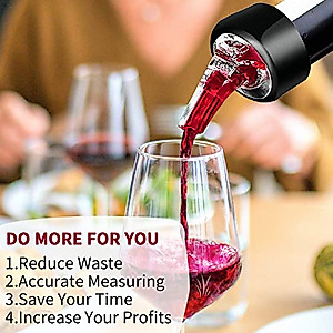 Measured Liquor Bottle Pourers 12Packs — 1oz/30ml Quick Shot Bottle spout Pourer Drinks, Wine Pourers Cocktail Dispenser Home Bar Tools