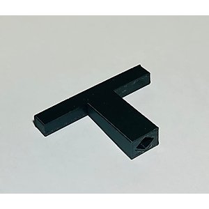 Posiiwrx Aftermarket Key Compatible with Older Manabloc Black Male Diamond Pinned Valve Stems | Female Slotted T-handle Wrench