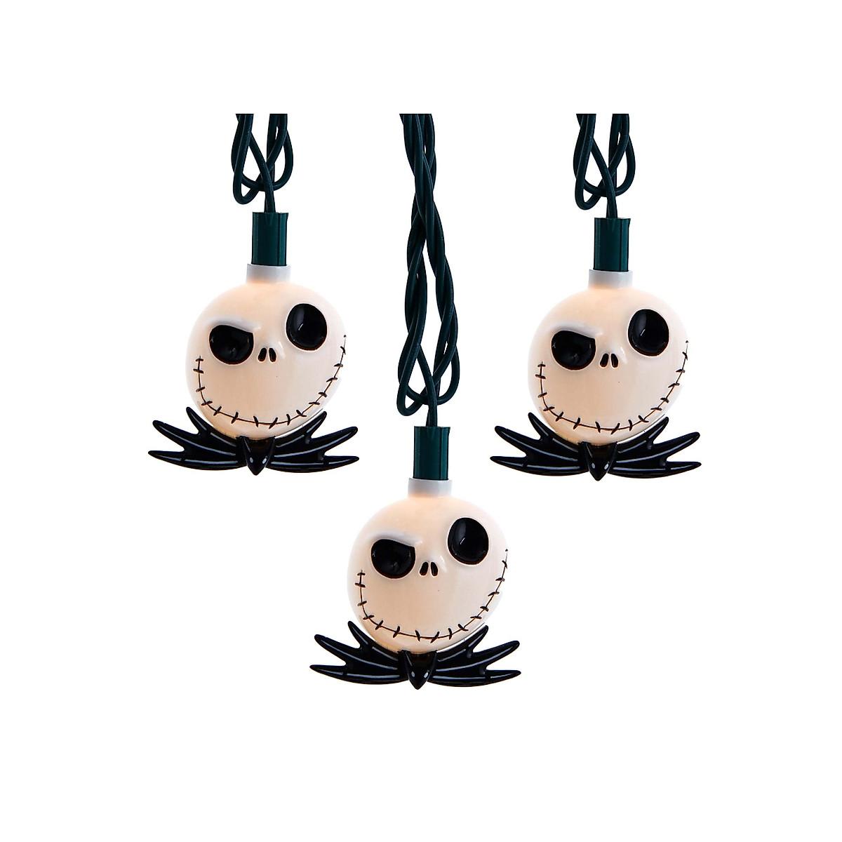 Kurt S. Adler 10 Nightmare Before Christmas Jack Skellington Light Set, 11.5-Foot, Multi-Colored