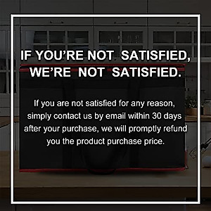 Bodaon Insulated Food Delivery Bag for Hot and Cold Meal, XXX-Large, Grocery Tote Insulation Bag for Catering, Pizza Warmer, Insulated Grocery Bags, Cooler Bag, Black with Red Edge, 1-Pack