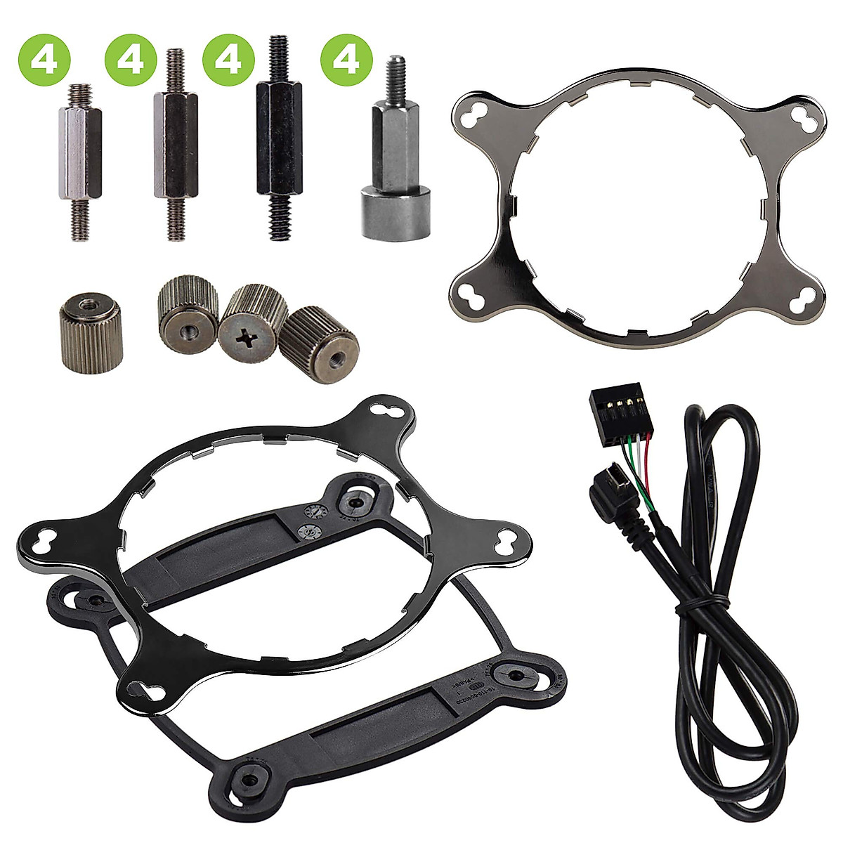 EVGA Clc 360mm All-in-one RGB LED CPU Liquid Cooler, 3X FX12 120mm PWM Fans, Intel, AMD, 5 Yr Warranty, 400-Hy-CL36-V1