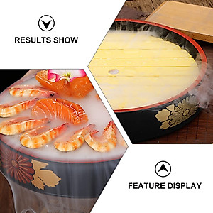 DOITOOL Sashimi Sushi Plate Japanese Sushi Serving Plate Sashimi Platter Sushi Tray Sashimi Dishes Kitchen Serving Plates for Restaurant