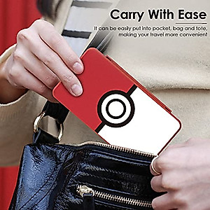 TiMOVO 48 Game Card Case for Nintendo Switch OLED 2021/Switch/Switch lite, 48 Game Holder Cartridge Case for Switch Game Cards and 24 SD Cards, Compact & Portable Game Storage Case Box, Circle