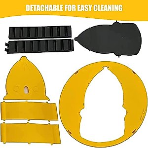 Bucket Lid Mouse Rat Trap, Bucket Lid Mouse Trap, Humane or Lethal, Trap Door Style, Multi Catch, Auto Reset, Indoor Outdoor, No See Kill, 5 Gallon Bucket Compatible