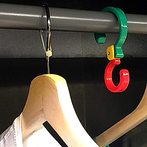 S Hook Hanger Plastic (3-Color)