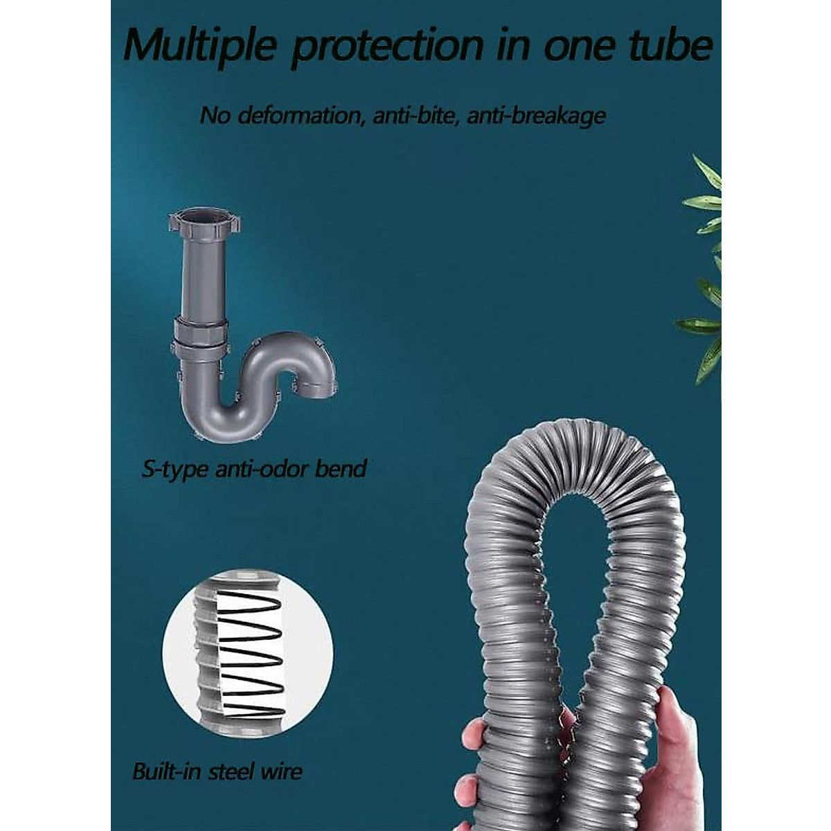 Stainless Steel Free-standing Kitchen Sink Commercial Restaurant Sink Stainless Steel Free-standing Kitchen Sink for Laundry Garage Camping 80x50x80cm/31.5x19.7x31.5in Left