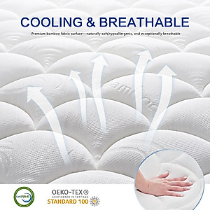UMN Mattress Topper Queen Size - Soft Foldable Memory Foam Mattress Pad - 2 Inch Thin Cooling Breathable Mattress Protector for Back Pain Pressure Relief