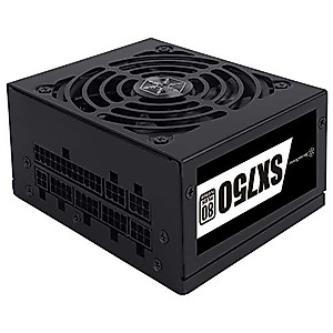SilverStone SX750 Platinum, 750W SFX Fully Modular 80 PLUS Platinum Power Supply, SST-SX750-PT