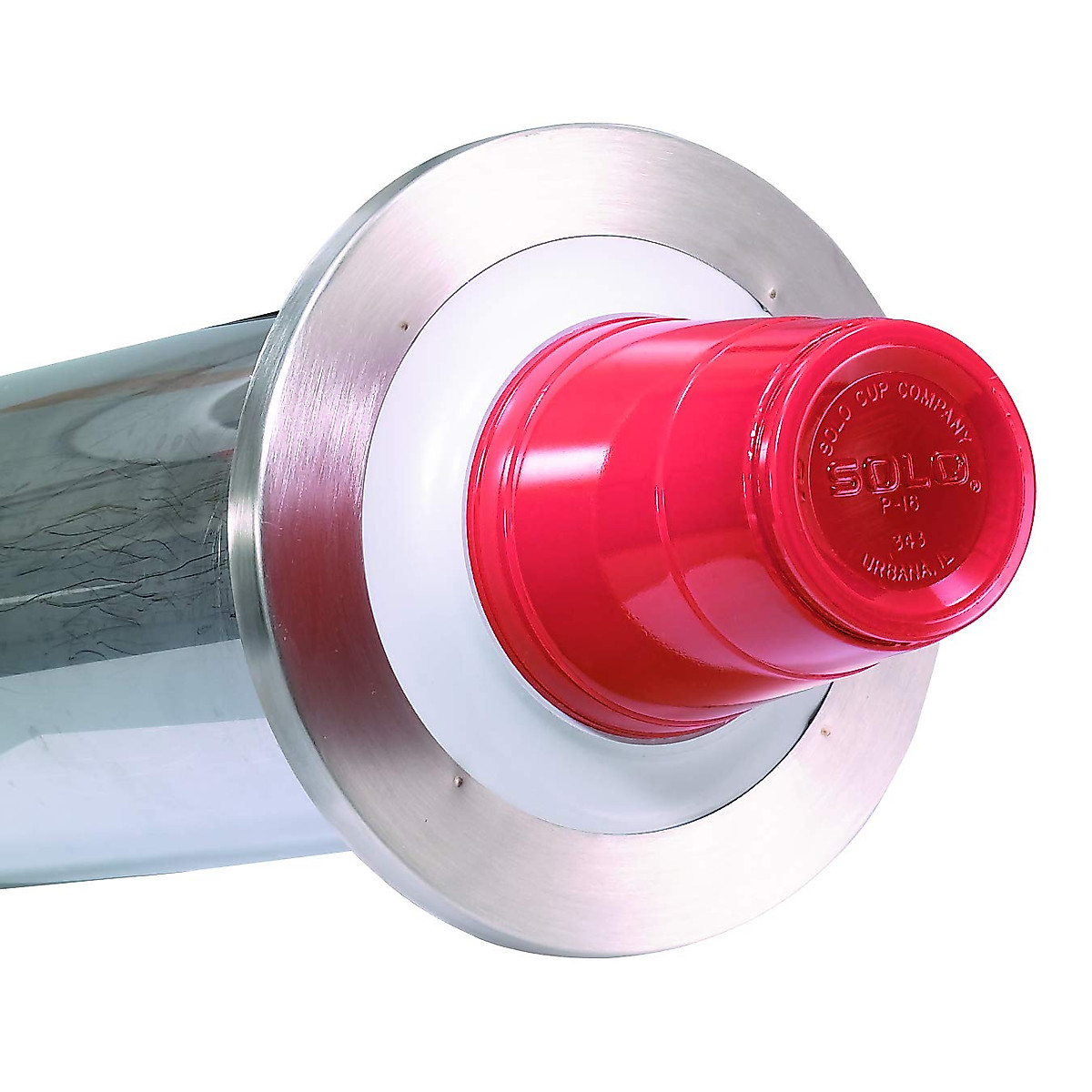 Dispense-Rite BFL-2 in-Counter Interchangeable Baffle Stainless Steel Cup Dispenser, 2 Spring, 22" Length, One Size Fits All