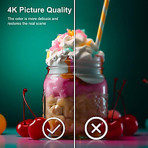 top0 4K NDI PTZ Camera,3G-SDI&HDMI2.0&USB3.0&IP,4K60fps,20X Optical Zoom,Live Streaming for Events/Video Production/Church/Boradcast Service