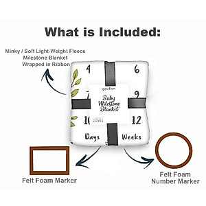 Personalized Baby Milestone Blanket 50x40 Boy Girl Unisex Woodland, Customized Milestone Blanket, Monthly Milestone Blanket, Baby Photo Prop Blanket, Custom Milestone Blanket, Baby Age Chart Gift