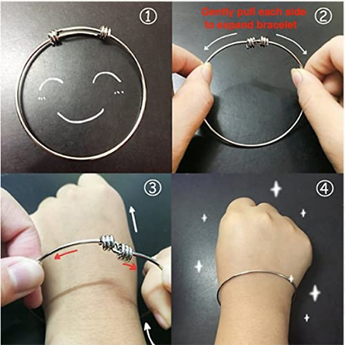 Infinity Collection 40th Birthday Gifts for Women, 40th Birthday Expandable Charm Bracelet, 40th Birthday Ideas, Gift for Her