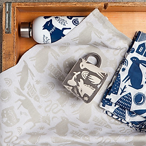 Danica Studio Timber Woven Cotton Jacquard Dishtowel, 18 x 28 inches