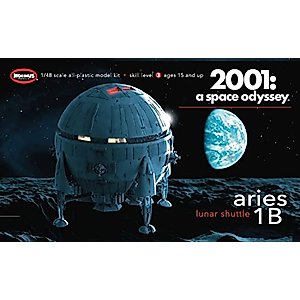 2001: A Space Odyssey Aries-1B Lunar Carrier 1/48 Scale Model Kit