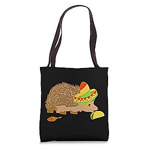 Hedgehog Sombrero Costume Maracas Tacos Spiny Critters Tote Bag