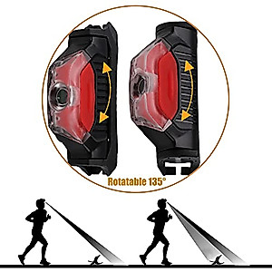 ICOBES Headlamp Mini Head Lamp 4 Modes Waterproof White+2*LED Red Flashlight Headlight Headlamp Torch Lanterna