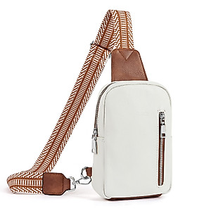CLUCI Small Sling Bag for Women 2024 Vegan Leather Crossbody Chest Bags Trendy, Women's Fanny Pack