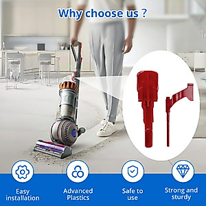 SuperDi Vacuum Cyclone Red Canister Button Release Catch Clips Compatible with Dyson DC41, DC43 DC65