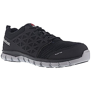 Reebok Work Men's Sublite Cushion Alloy Toe Comfort Athletic Shoe Black - 15 Medium